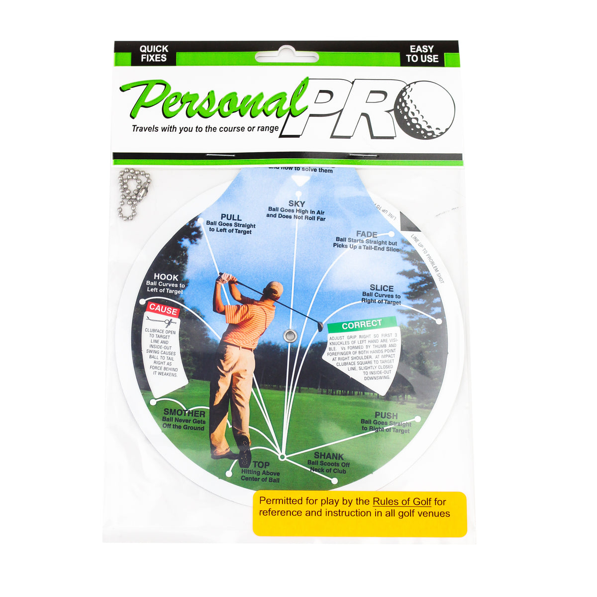 Personal PRO Golf Training & Instruction Chart Wheel | JP Lann Golf